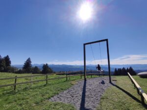 Panorama-Schaukel Scheidegg: Schaukeln mit Aussicht - Allgäu FamilyGuide